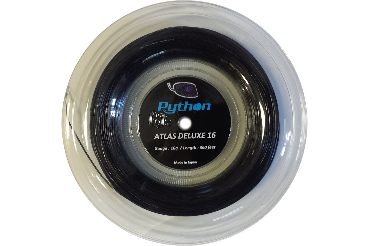 Python Atlas DELUXE 16g Black String Reel | Python Racquetball