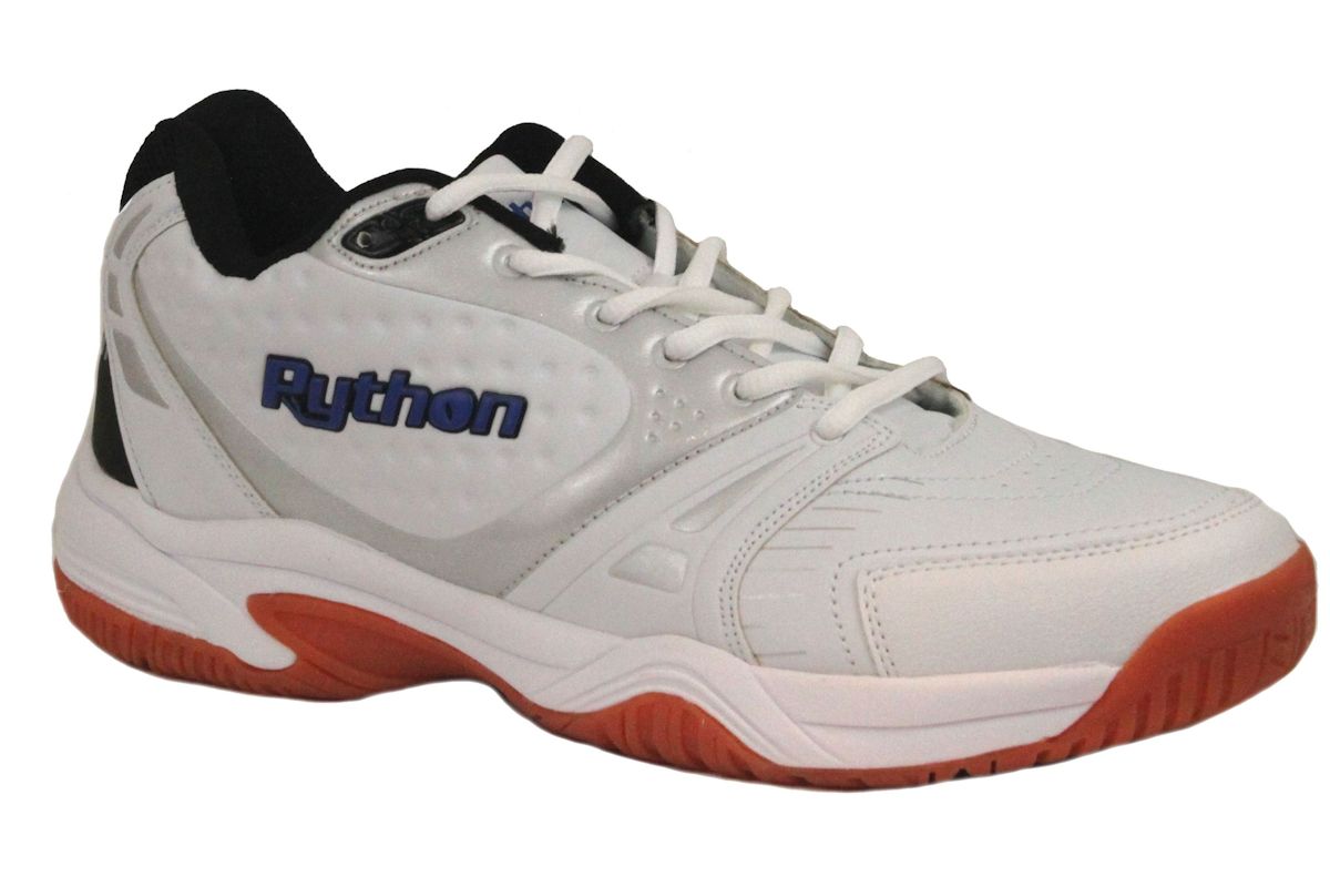 Python Deluxe Indoor Mid White Shoe (PY-722M) | Python Racquetball